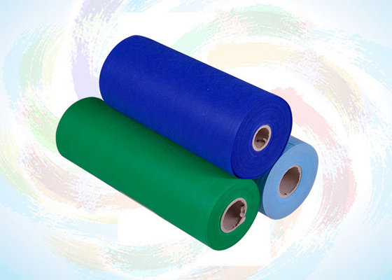 Green / Orange Customized PP Non Woven Fabric for Bag , Upholstery , Packing Materials