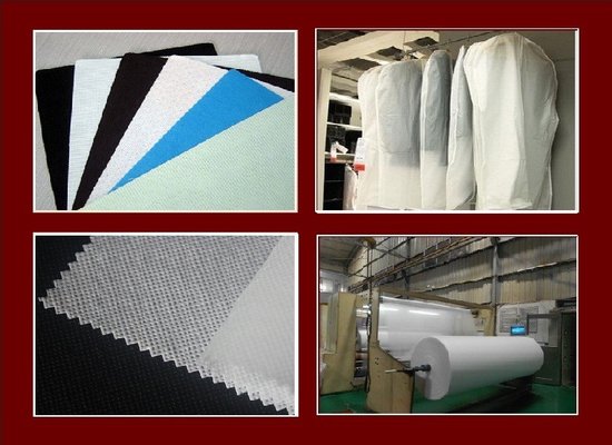 High-grade 100% PP Spunbond Nonwoven Fabric for Suit Cover , Blue or Customized