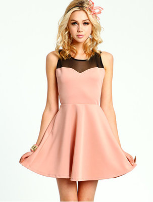 Cute Sleeveless Lace Pink Midi Bodycon Dress Womens Casual Dresses