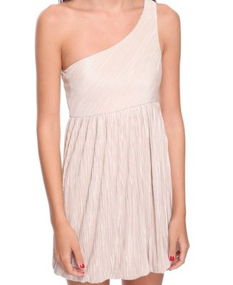 Nude One shoulder Woven Evening Party Dresses for Girls , Ladies , Teen , Juniors