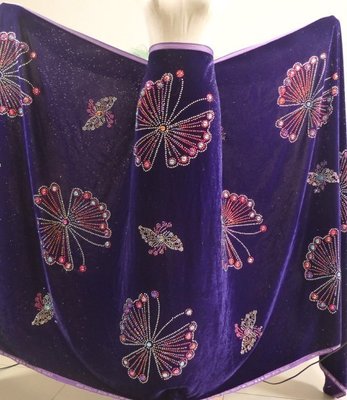 Customized Arican lace fabrics velvet Embroidered Tunji and net OEM