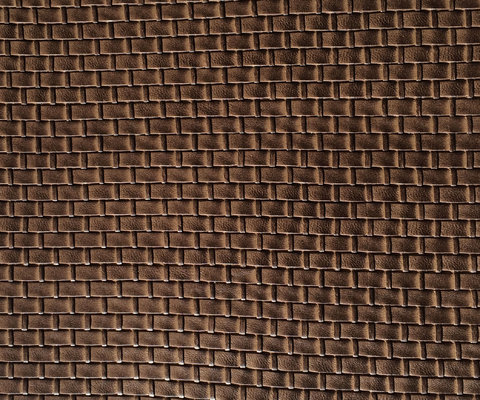 Stereo Effect Faux Leather Fabric For Handbags / Upholstery Color Fastness Grade 3 - 4