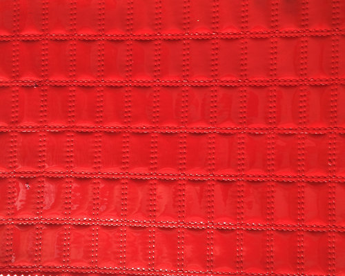 Polyvinyl Chloride Faux Leather Fabric For Handbags With Check Design Pattern