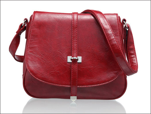 Faux leather PU messenger bags for women crossbody purses