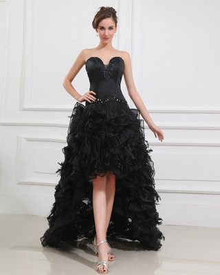 Black halter junior short party dresses heart neckline prom dresses