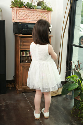 girls lace cotton party dress