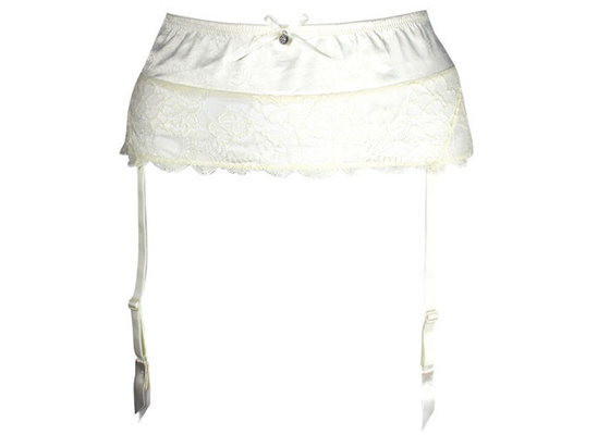 OEM White Quick Dry Womens Sexy Garter Belts  for Wedding Dress