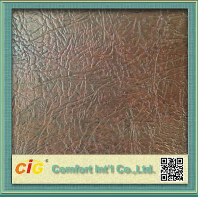 Dirty Resistance 1.0mm PVC Artificial Leather / Faux Leather Upholstery Fabric for Car Seat