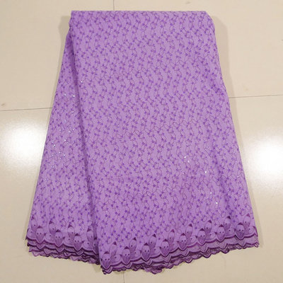 Lialic African Embroidery Lace Fabric Tunji Net, Width 130-135cm