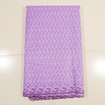 Lialic African Embroidery Lace Fabric Tunji Net, Width 130-135cm
