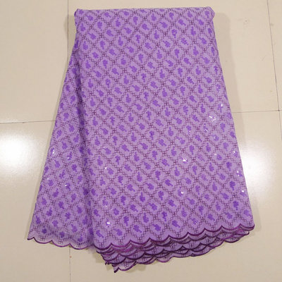 Tunji Net African Embroidery Lace Fabric For Garment with sequence