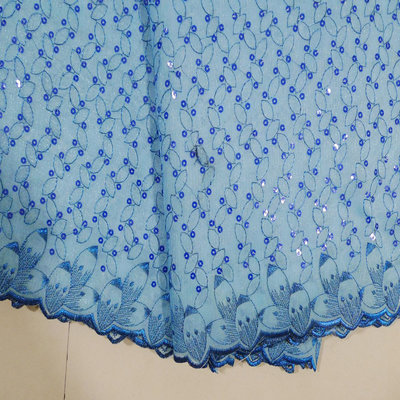 African Embroidery Net Lace Fabric