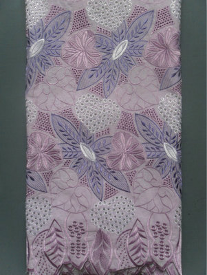 White Heavy African Lace Fabric Soft For Wedding Shoes / Dress