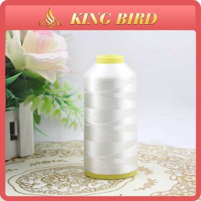 Cross Stitch rayon Filament Machine Embroidery Threads White