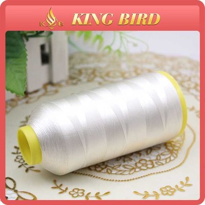 Cross Stitch rayon Filament Machine Embroidery Threads White
