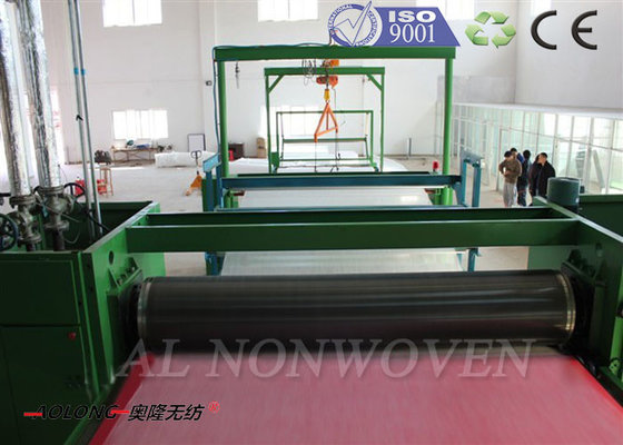 PP Spunbond Non Woven Fabric Making Machine with Cross / Line Embossing Pattern