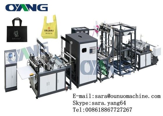 Regeneration Ultrasonic Non Woven Fabric Bag Making Machine With 9 Motors