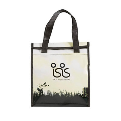 Recyclable Laminated Non Woven Bag ,Blue Shopping Bag With Photogravure Printing
