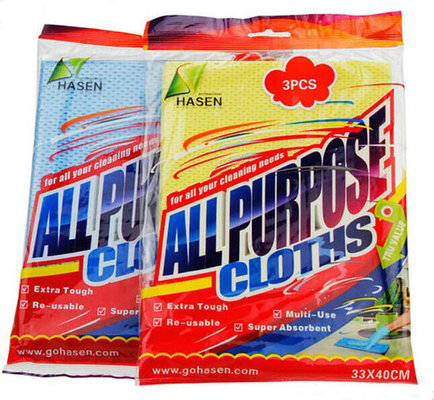 Disposable Needle Punched Non Woven Fabric Wipes / Rags for Hospital
