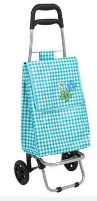 Foldable Supermarket Shopping Trolley Bag with Laminated Non Woven Fabric