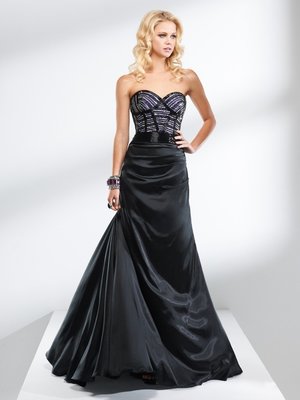 Gorgeous Sweep Train Long Evening Party Dresses Sleeveless For Summer