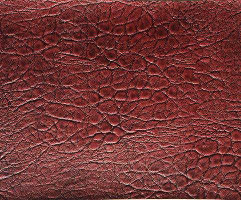 Oil Tanned Faux Leather Upholstery Fabric , Non Sticky Sofa Upholstery Fabric