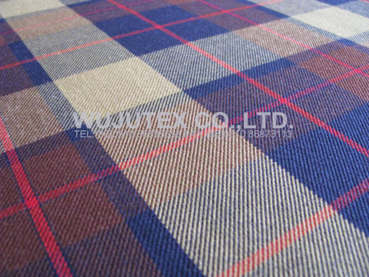 TR FABRIC 65% Polyester 35% Rayon Check Item No. WJY5257