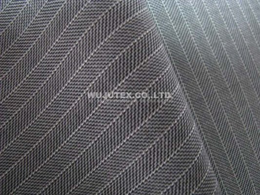 Yarn Dyed T/R 83%Polyester 17%Viscose Herringbone Fabric with Wool Like Finish