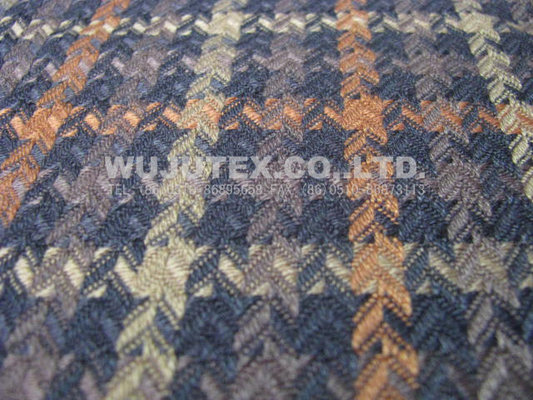 TR Polyester Viscose Rayon Jacquard Woven Fabric Clothing Material