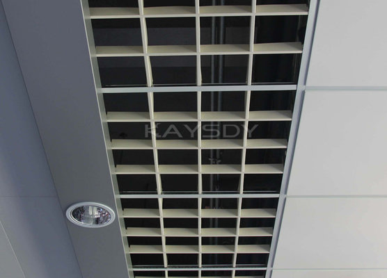 Interior Decoration 10mm Aluminum Ceiling Grid Construction Material With Powder Spraying
