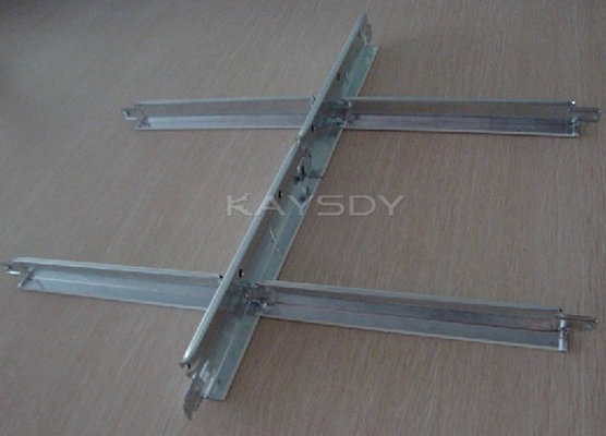 Interior Decoration 10mm Aluminum Ceiling Grid Construction Material With Powder Spraying