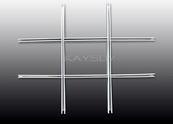 Interior Decoration 10mm Aluminum Ceiling Grid Construction Material With Powder Spraying