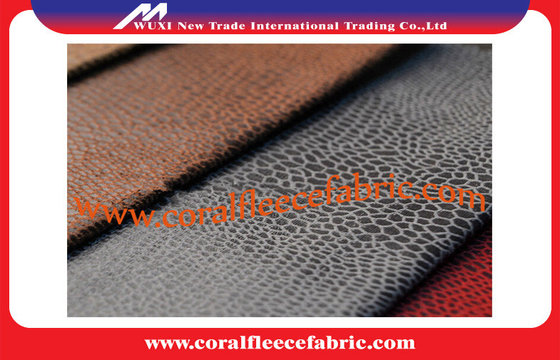 Bonded Woven Polyester  	Faux Suede Fabric for Shoes , Microfiber Suede Fabric