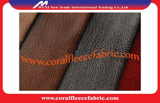 Bonded Woven Polyester  	Faux Suede Fabric for Shoes , Microfiber Suede Fabric