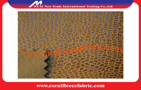 Bonded Woven Polyester  	Faux Suede Fabric for Shoes , Microfiber Suede Fabric