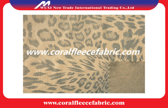 100% Polyester Fashionable Coating Faux Suede Fabrc / Car Seat Cover Fabric