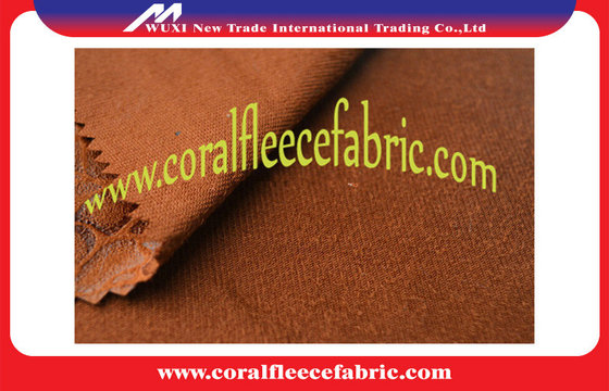 Hot Stamping Artificial Suede Fabric / Synthetic Suede Fabric for Car Upholstery