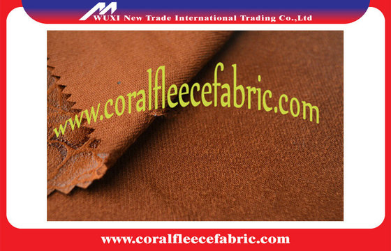 Hot Stamping Artificial Suede Fabric / Synthetic Suede Fabric for Car Upholstery