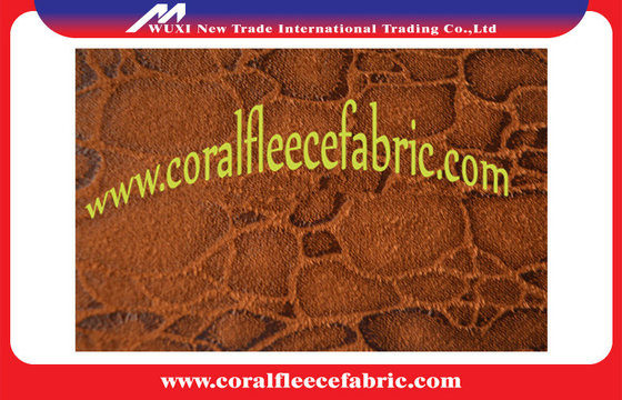 Hot Stamping Artificial Suede Fabric / Synthetic Suede Fabric for Car Upholstery