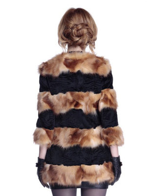 Fashion Winter Luxury Coat -Genuine Raccoon Fur Jacket