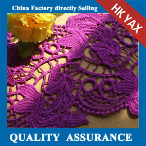 High quality environmental Elegant lace for purple lace fabric,purple embroidery lace fabric,purple lace fabric