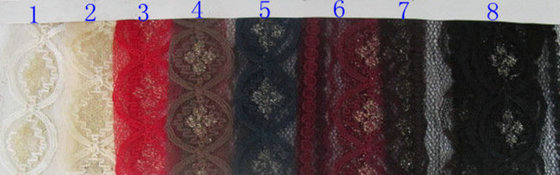 High Tenacity Metallic Lace Mesh Fabric For Upholstery 150cm Width CY-LW0208