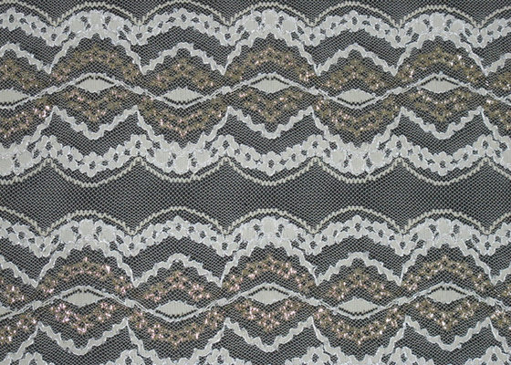 Gold Metallic Lace Fabric 150cm Width / Water Soluble Lace Fabric CY-LW0798