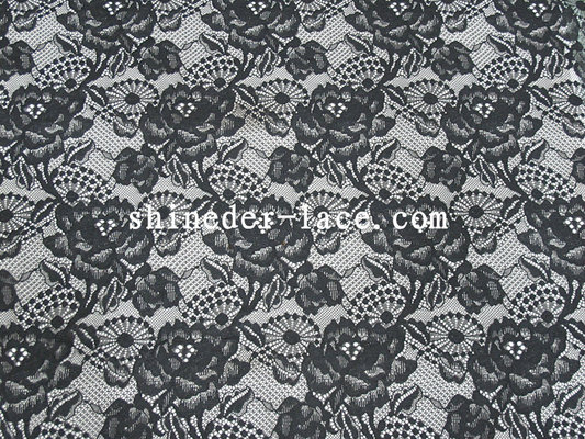150cm width nylon lace fabric floral/special leaf pattern for women's garment SYD-0170