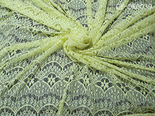 New arrival nylon hollow scalloped fabric lace dress garment accessory(CY-DK0039)