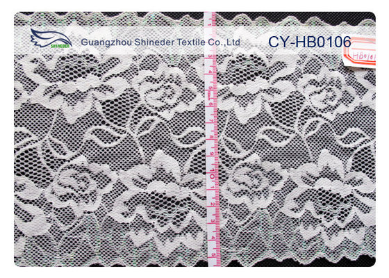 OEM / ODM Design Nylon Lace with Elastic Material For Shirt CY-HB0106
