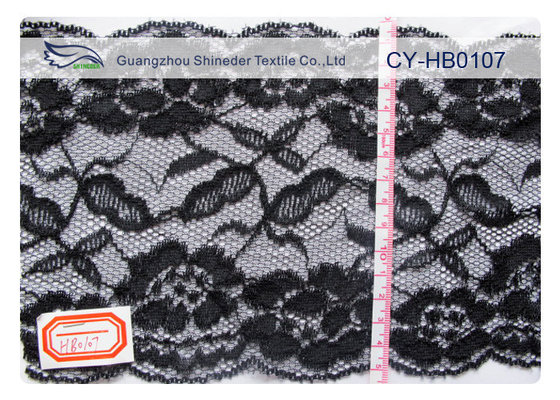 Sexy Black Nylon Lace Trim For Underwear , Nightwear CY-HB0107