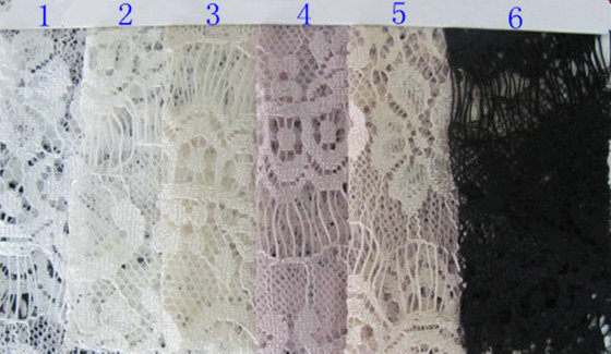 100% Nylon Lace Fabric For Garment , Indoor Ornaments CY-DN0001