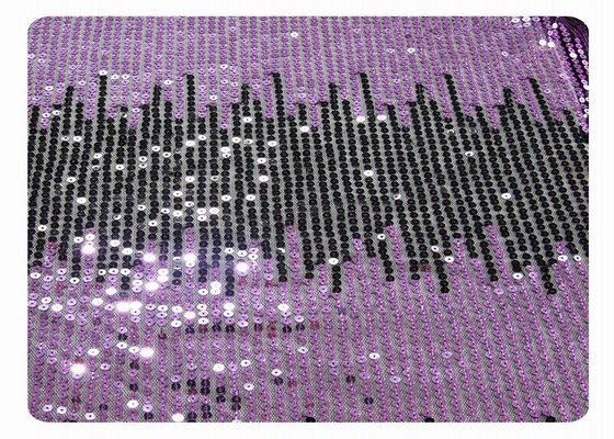 OEM / ODM Custom Beaded Lace Fabric , Shining Sequins Design CY-XP0014