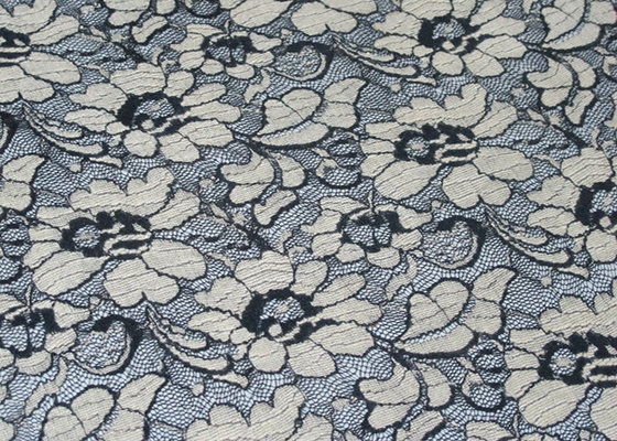 Elastic Brushed Lace Shrink Resistant Fabric For Lingerie / Underwear CY-LQ0001